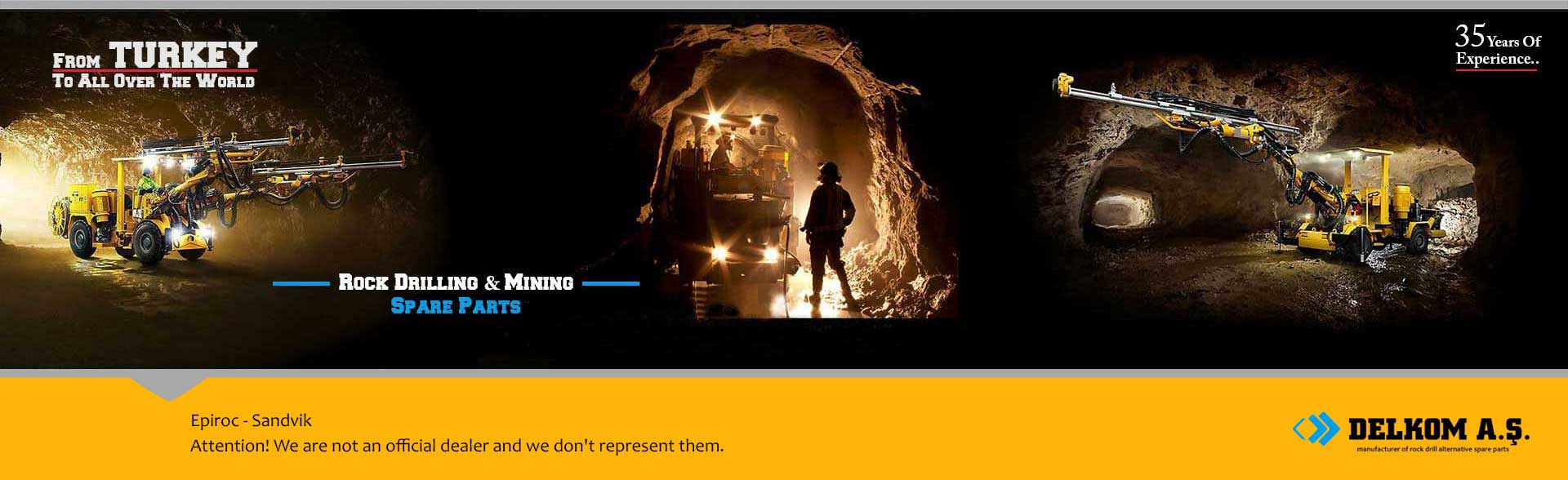 Delkom Rock Drill ⚙️ Rock Drill Spare Parts